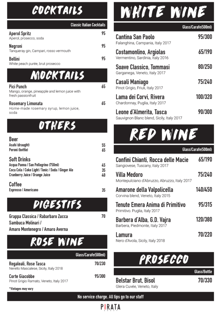 PICI - Central - Drinks