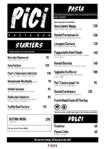 PICI - Central - A La Carte