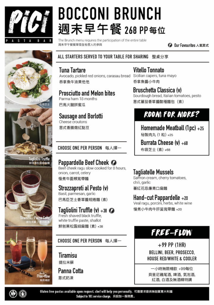 PICI - Causeway Bay - Brunch